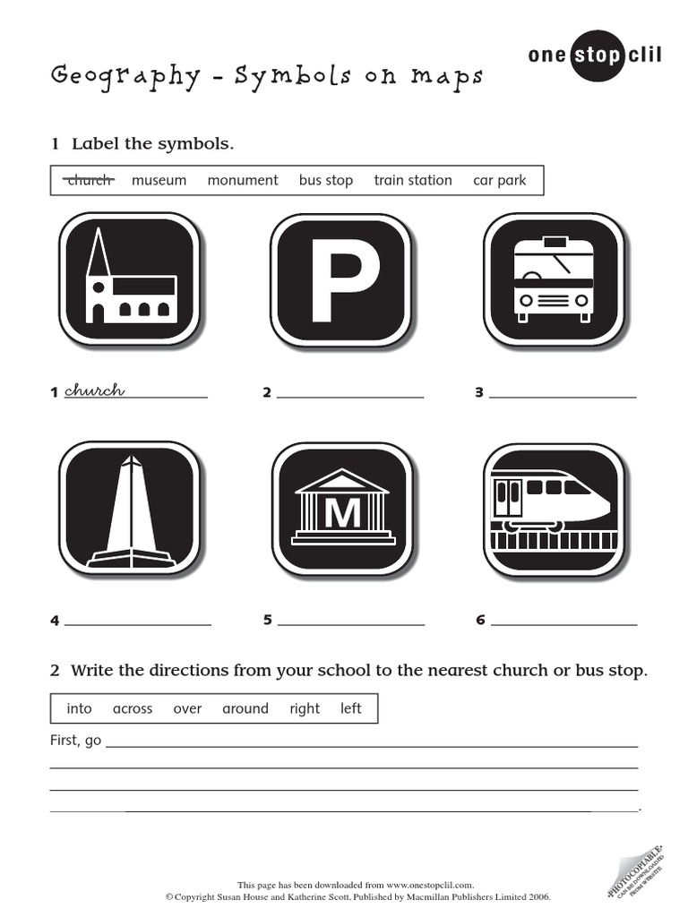 CLIL - Geography - Symbols and Maps PDF | PDF | Semiotics | Communication