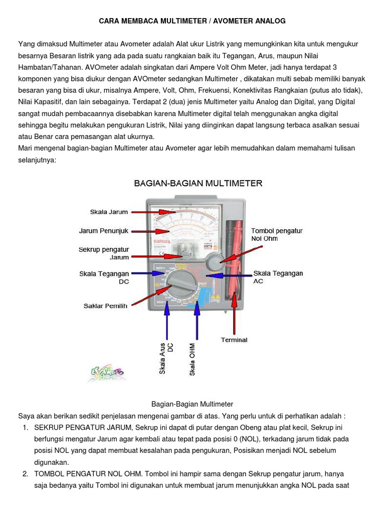 Cara Membaca Multimeter Revisi | PDF