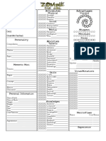 Mage: The Ascension Character Sheet | PDF