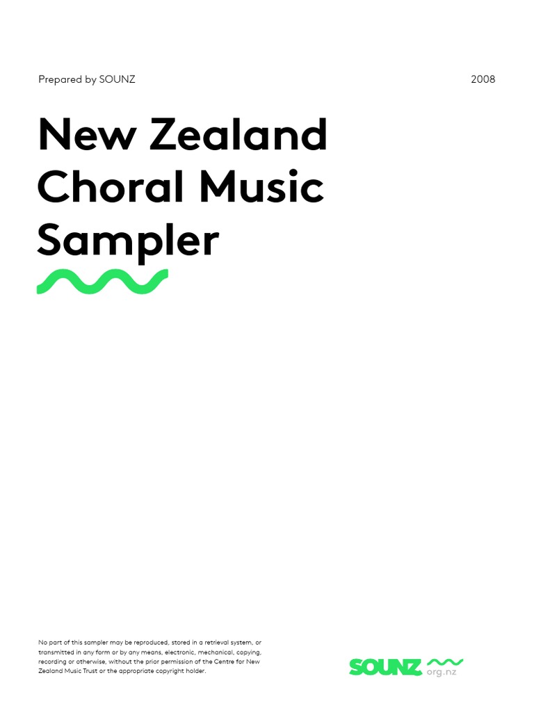 Choral Music Sampler | PDF | Performing Arts | Classical Music