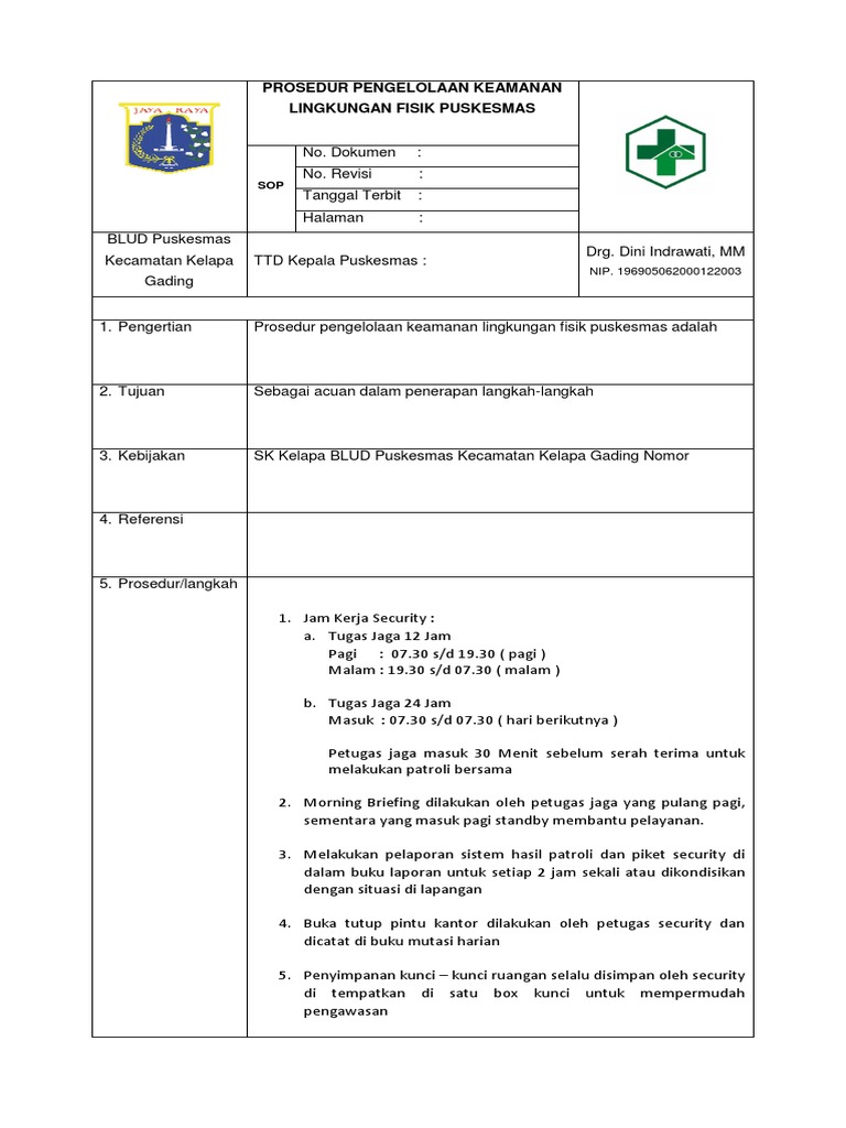 SOP Security | PDF
