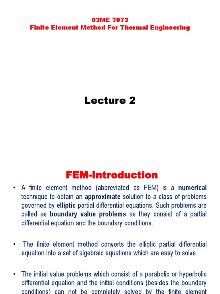 Fem 2 | PDF | Finite Element Method | Equations