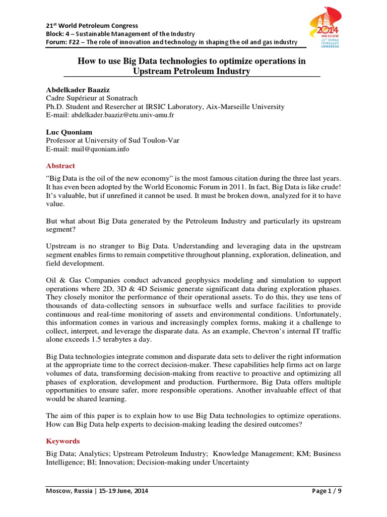 1412 0755 PDF | PDF | Big Data | Analytics