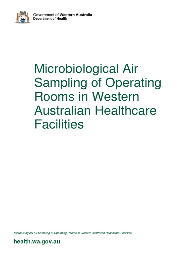 Air Sampling | PDF | Hvac | Surgery