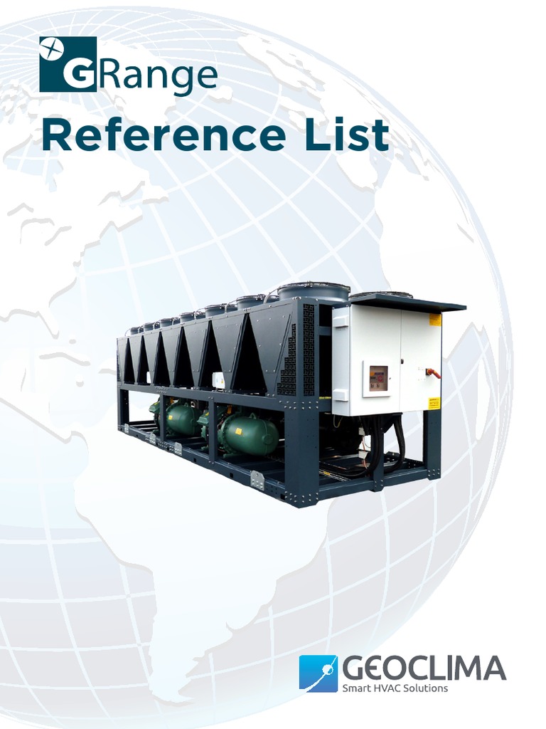 Geoclima Reference List: Global Cooling Solutions from Air Cooled and ...