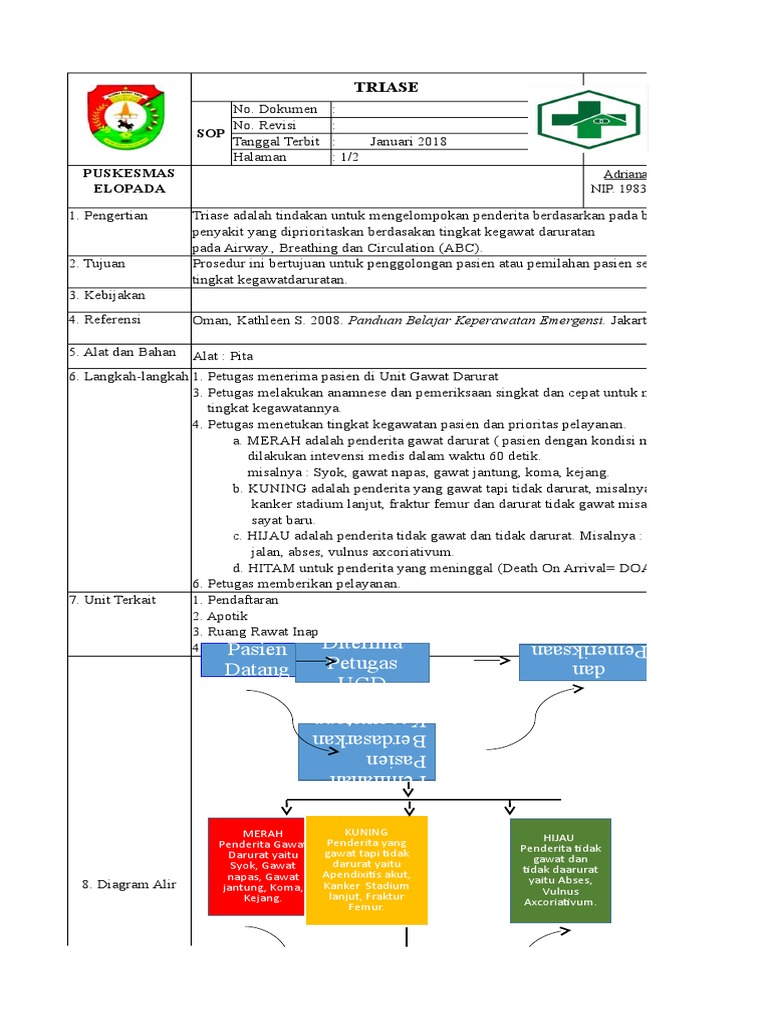 Prosedur Triase Pasien Gawat Darurat | PDF