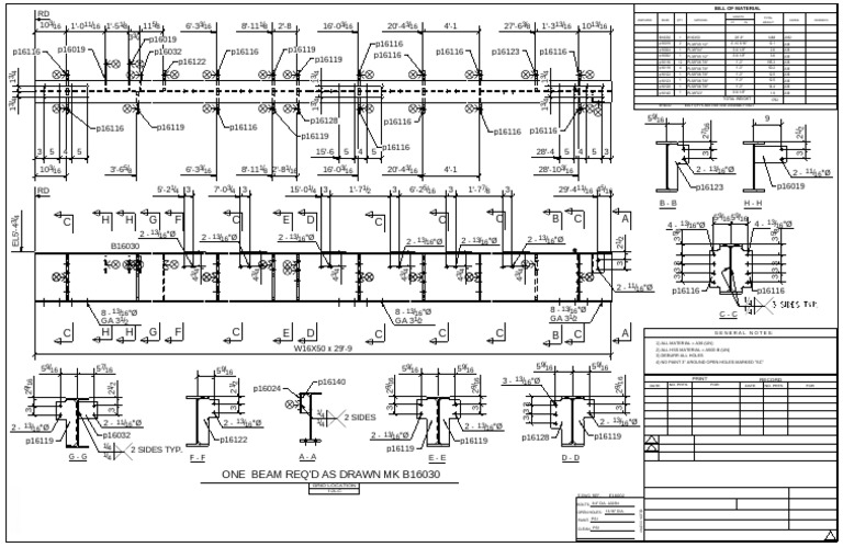 Beam Drawing Sample 1 | PDF