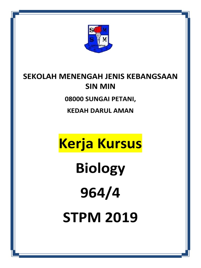 Label Fail Kerja Kursus-2019 | PDF