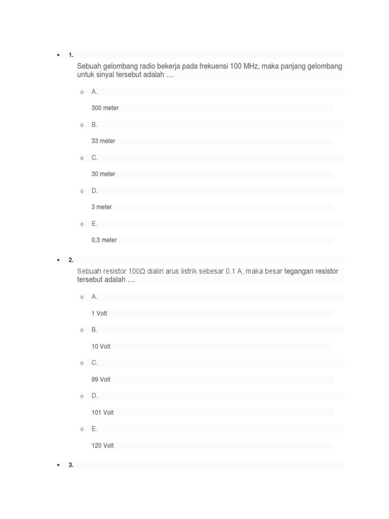Soal Latihan Uas Tav | PDF