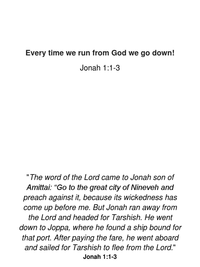 Jonah 1 - Powerpoint Presentation | PDF | Jonah | Religious Behaviour ...