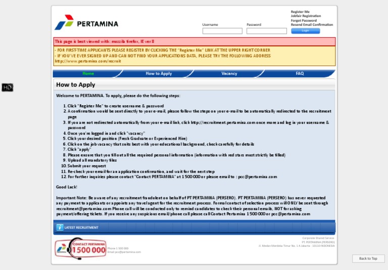 Jobs - How To Apply Pertamina | PDF | Cybercrime | Cyberwarfare