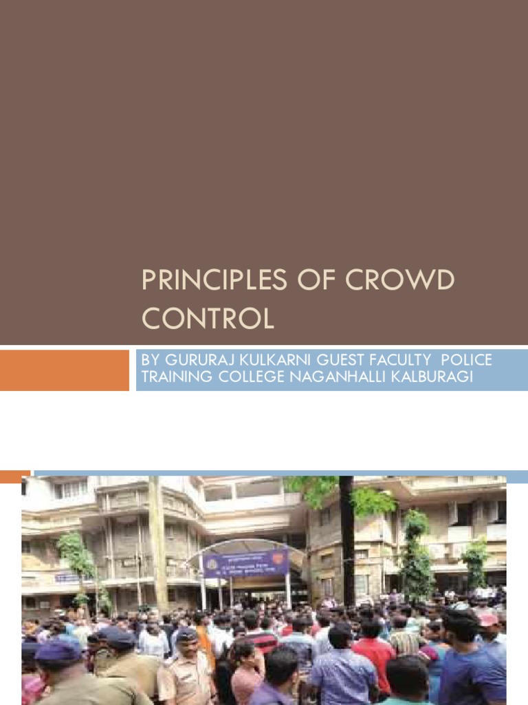 Effective Crowd Control Strategies | PDF | Police | Nonviolence
