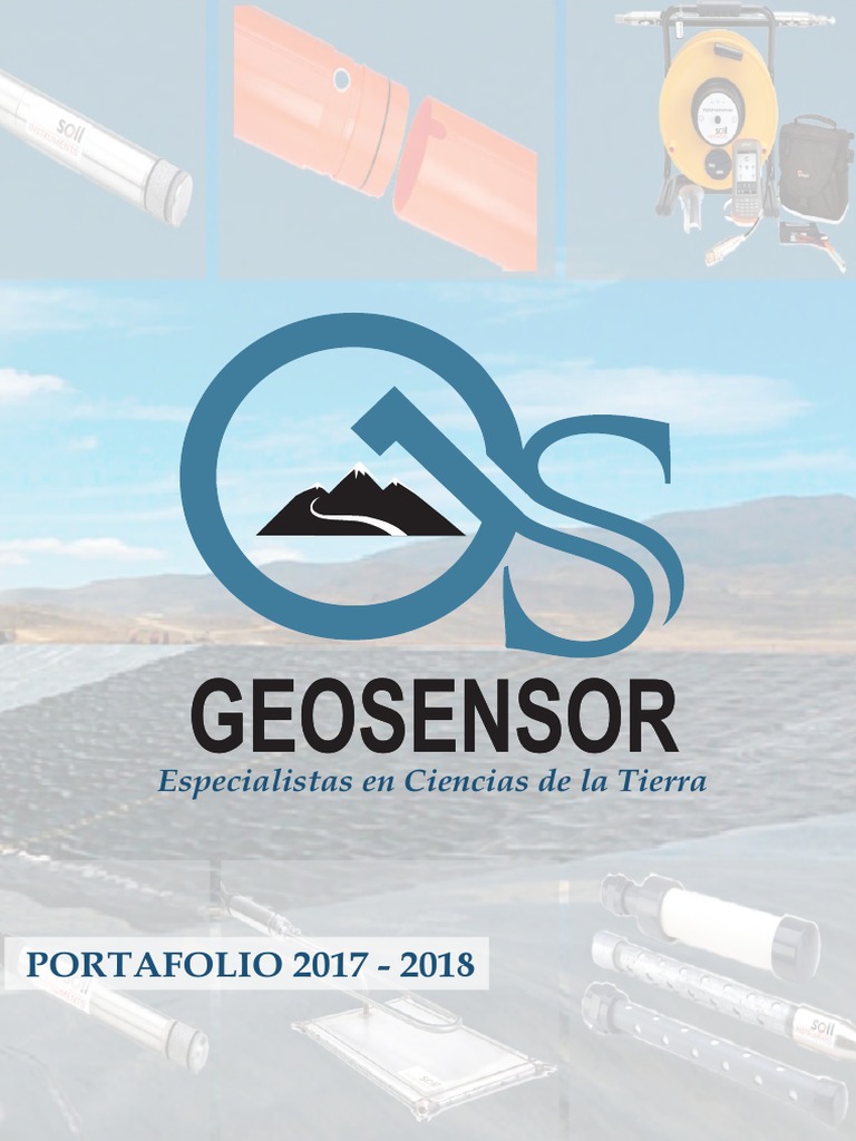 Portafolio de Equipos - Geosensor | PDF
