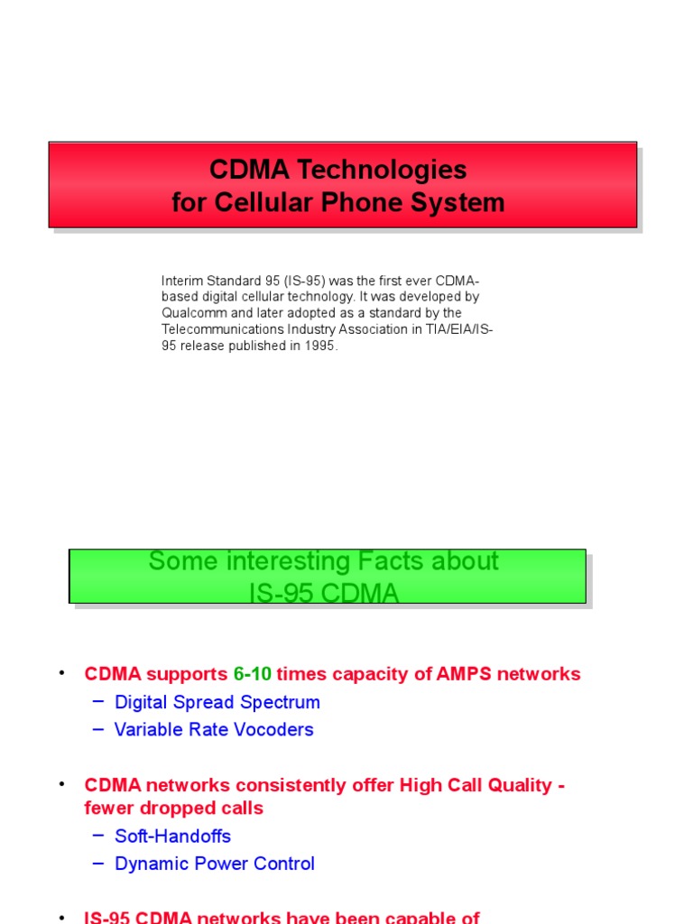 Cdma Cdma2000 | PDF | Cellular Network | Radio