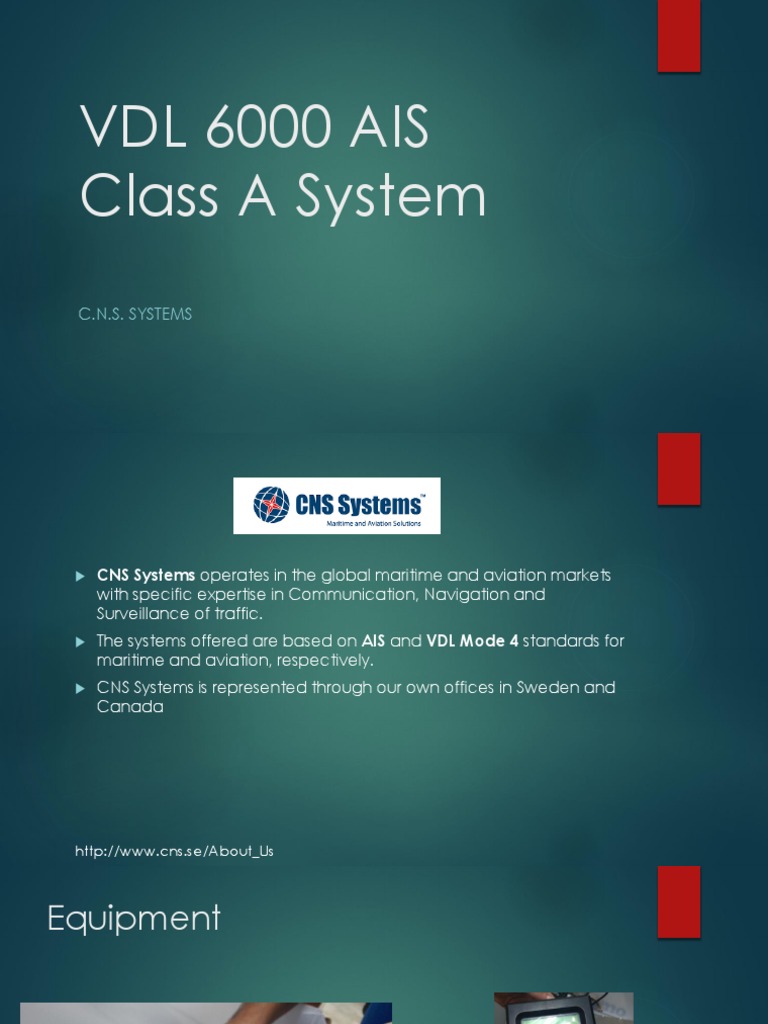 VDL 6000 AIS Class A System | PDF
