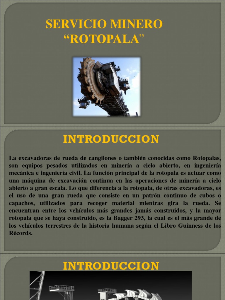 Rotopalas | PDF | Minería | Automatización