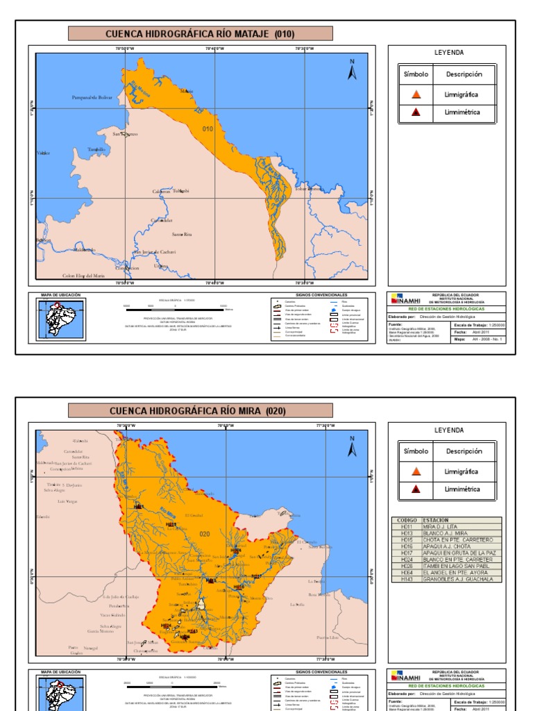 Mapas Red Hidrológica PDF | PDF | Cuenca de drenaje | Mapa