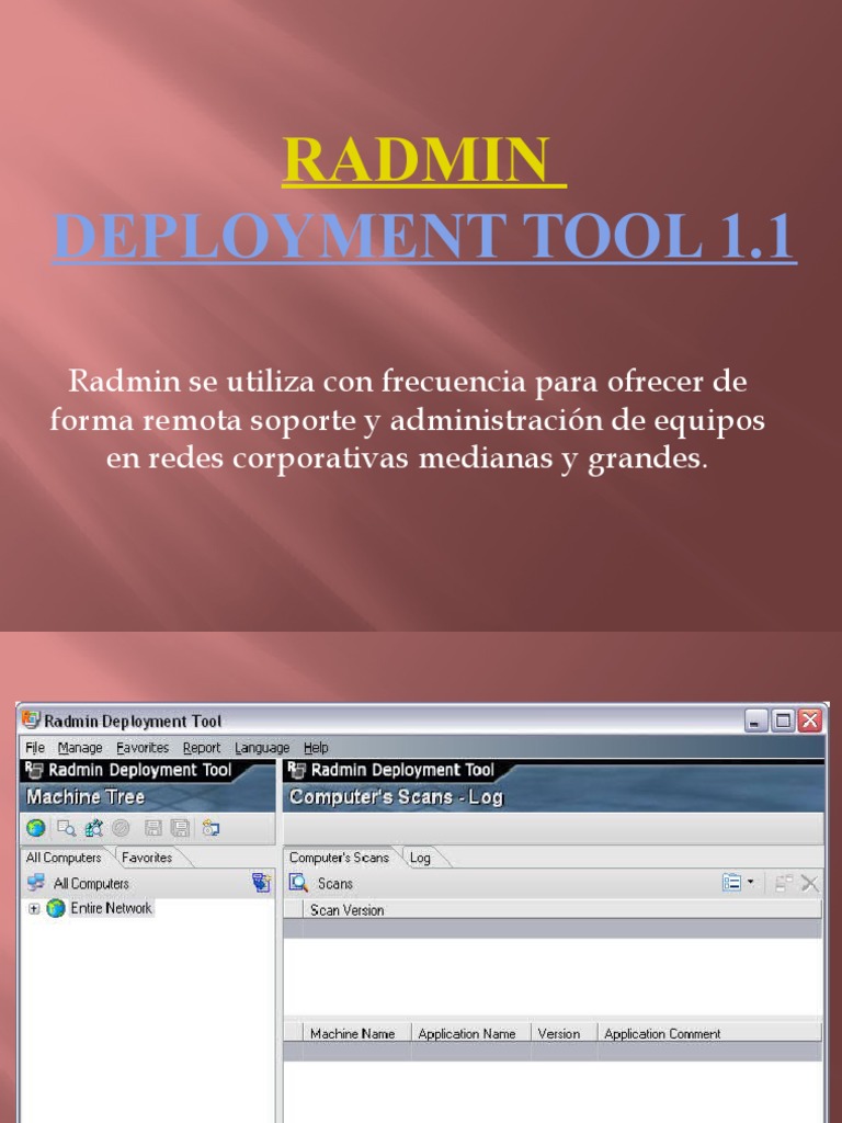 Radmin Deployment Tool 1 | PDF