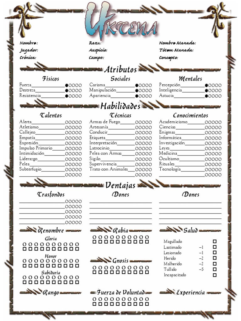 Werewolf: The Apocalypse Uktena | PDF