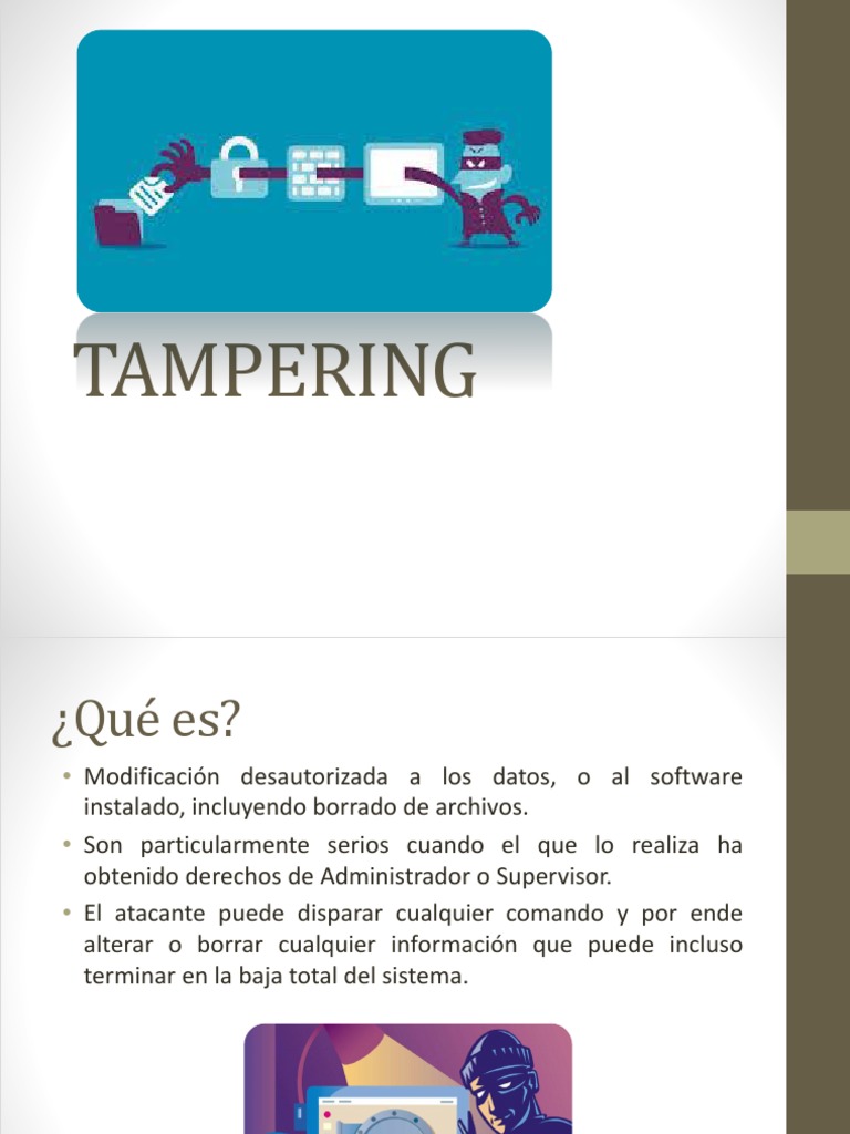 Tampering 1 | PDF | Red mundial | Internet y web