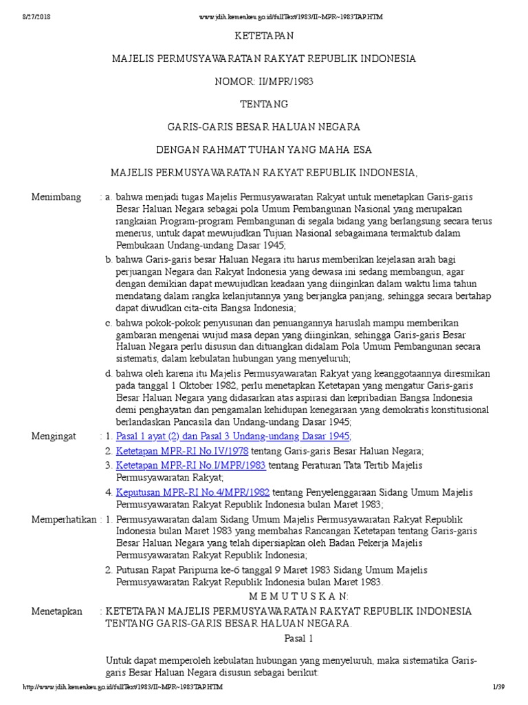 Tap Mpr No. Ii_mpr_1983