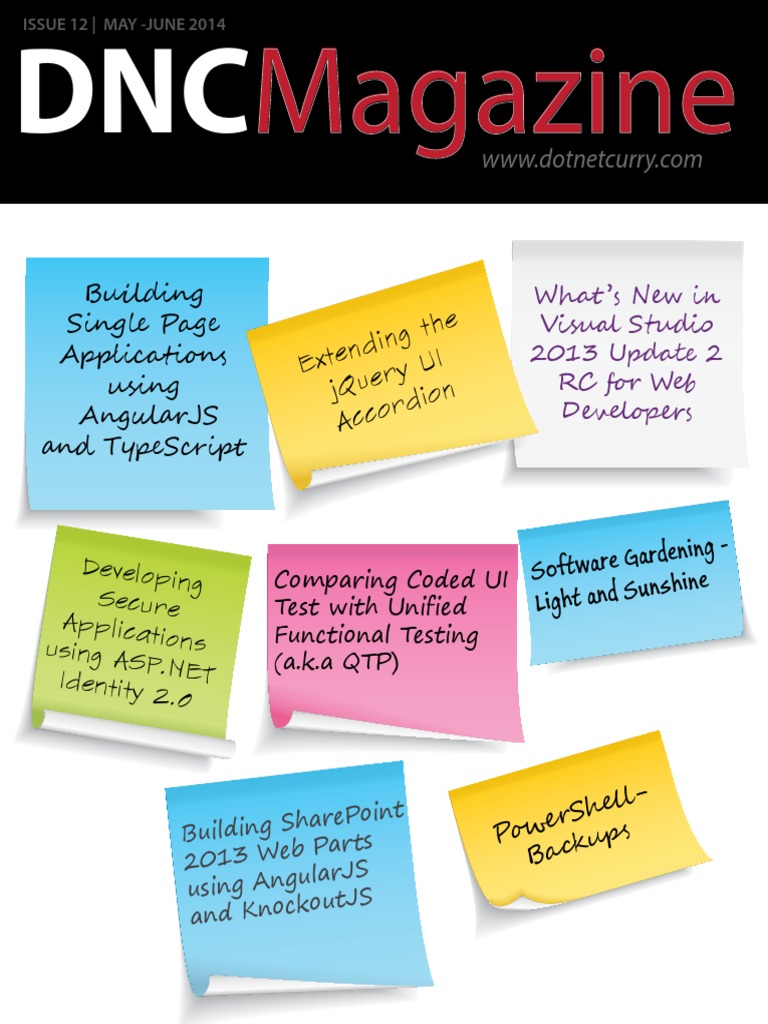 DNCMag 201405 Issue12 Tablet | PDF | Angular Js | Class (Computer Programming)