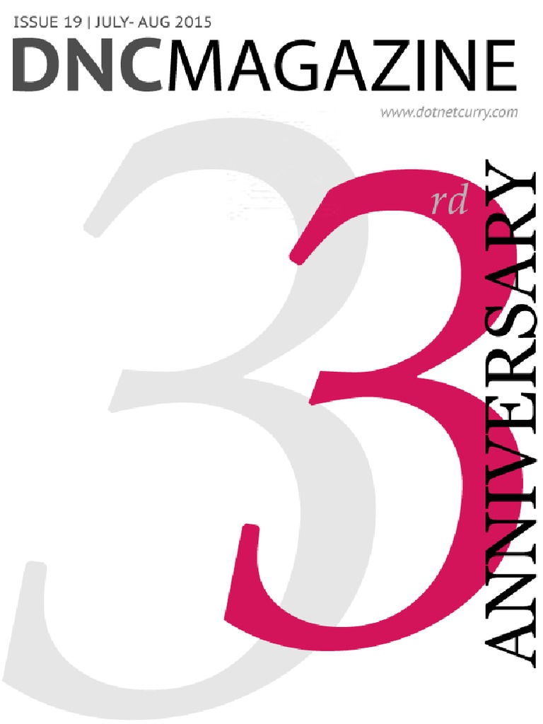 DNCMag 201507 ThirdAnniv Issue19 | PDF | Application Programming Interface | Model–View–Controller