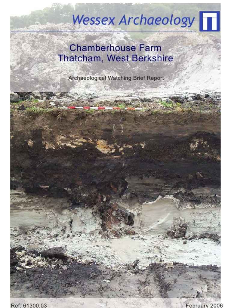 Chamberhouse Farm, Thatcham, West Berkshire | PDF | Excavation ...