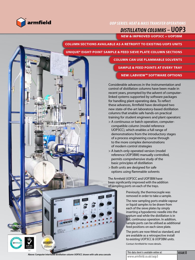 Uop3 Web | PDF | Distillation | Heat Exchanger