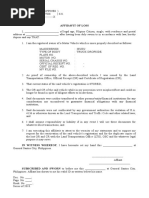 LTO - Affidavit of Undertaking | PDF