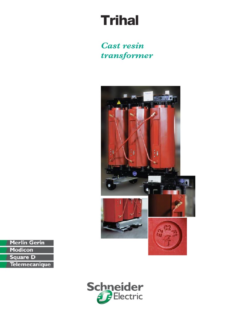 Trihal Cast Resin Transformer Guide | PDF | Transformer | Relay