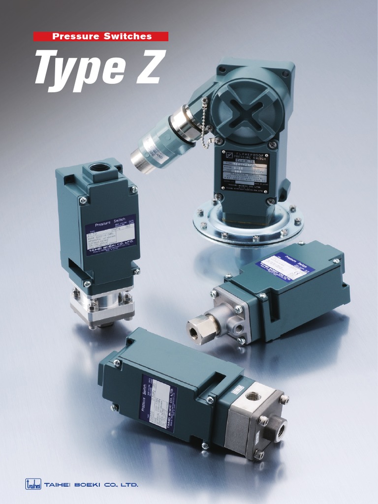 Z Series Pressure Switch Overview | PDF | Switch | Actuator