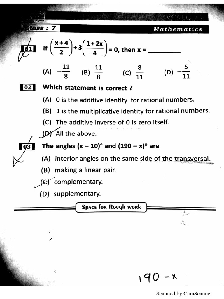NSTSE Paper 2017 Class 7 | PDF
