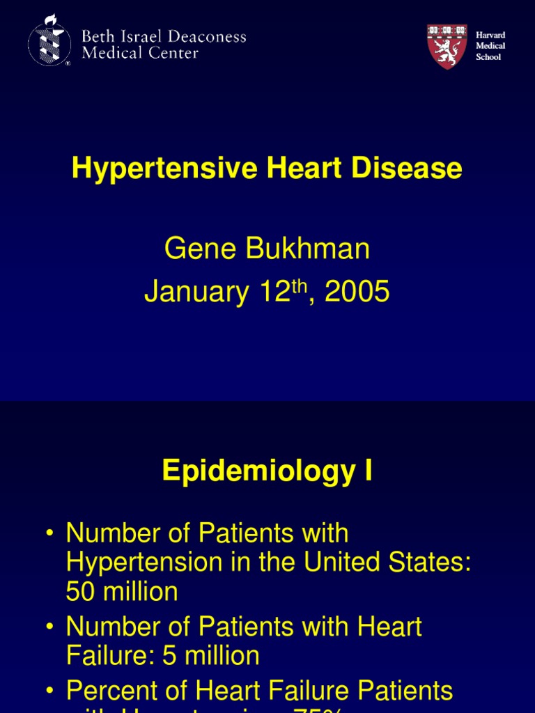 Hypertensive Heart Disease: Gene Bukhman January 12, 2005 | PDF ...