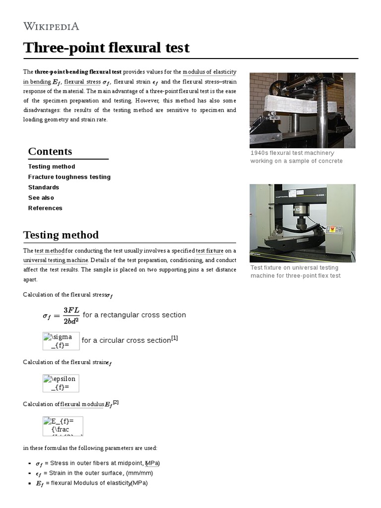 Three-Point Flexural Test | PDF | Bending | Fracture