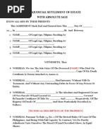 Sample Boundary Line Agreement Form | PDF | Land Lot | Private Law