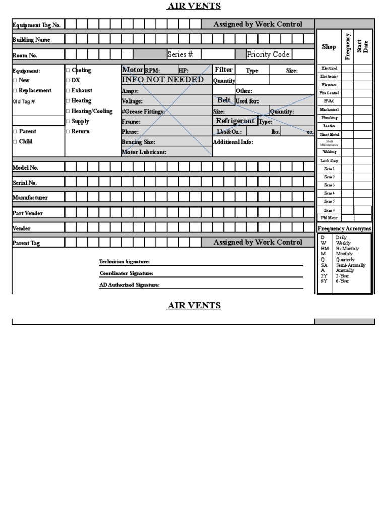 Air Vent Equipment Details | PDF | Hvac | Building Engineering