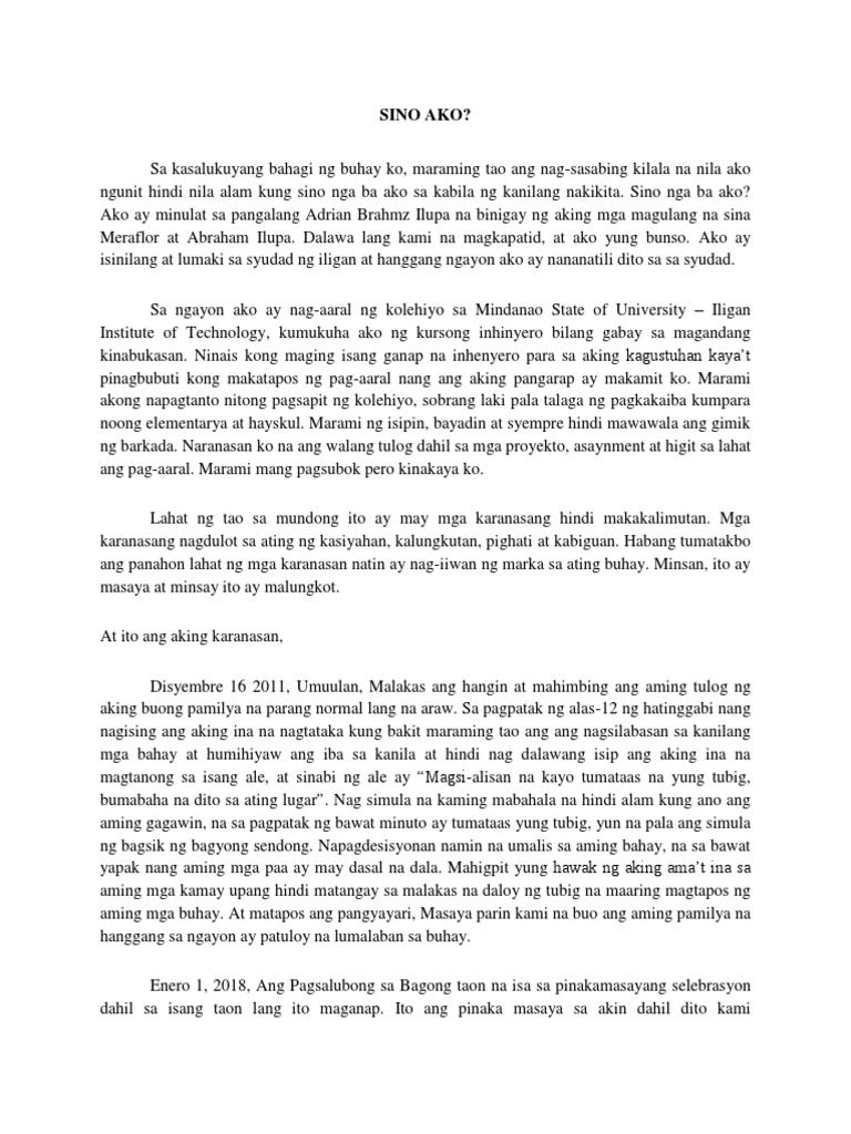Sino Ako | PDF