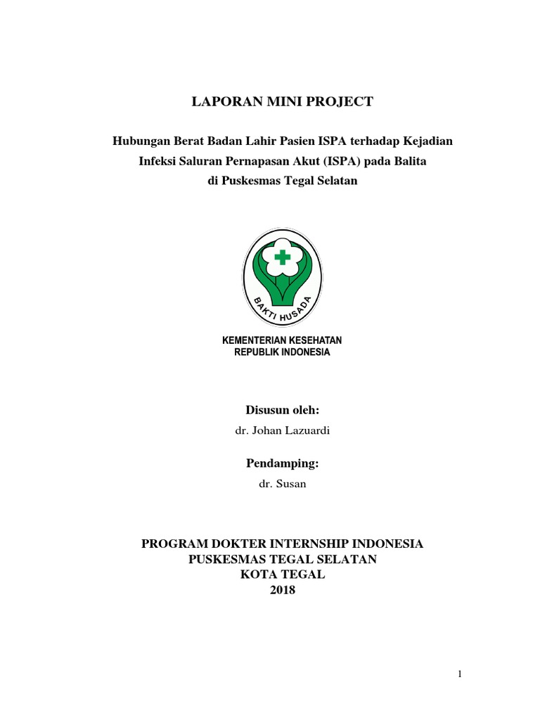 Laporan Minipro ISPA | PDF