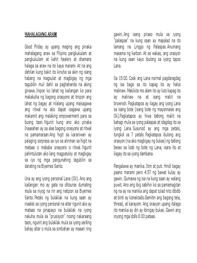 Panggagamot PDF | PDF