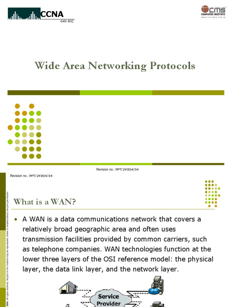 14 Wide Area Networking Protocols PDF | PDF | Digital Subscriber Line ...