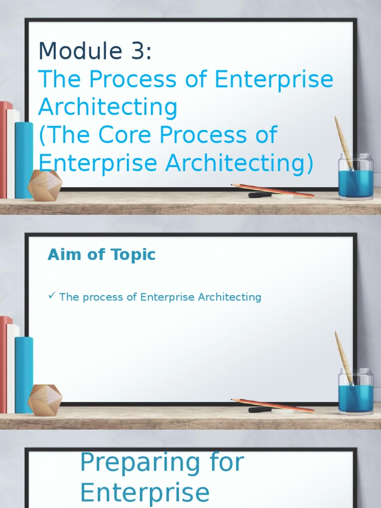 T5-The Core Process of Enterprise Architecture | PDF | Enterprise ...