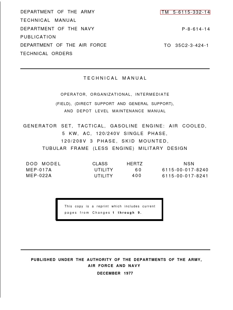 MEP 017A Manual | PDF | Electromagnetism | Manufactured Goods