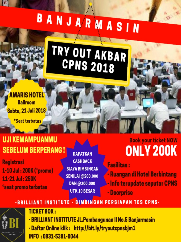 Brosur Try Out 200k PDF Ballroom PDF | PDF