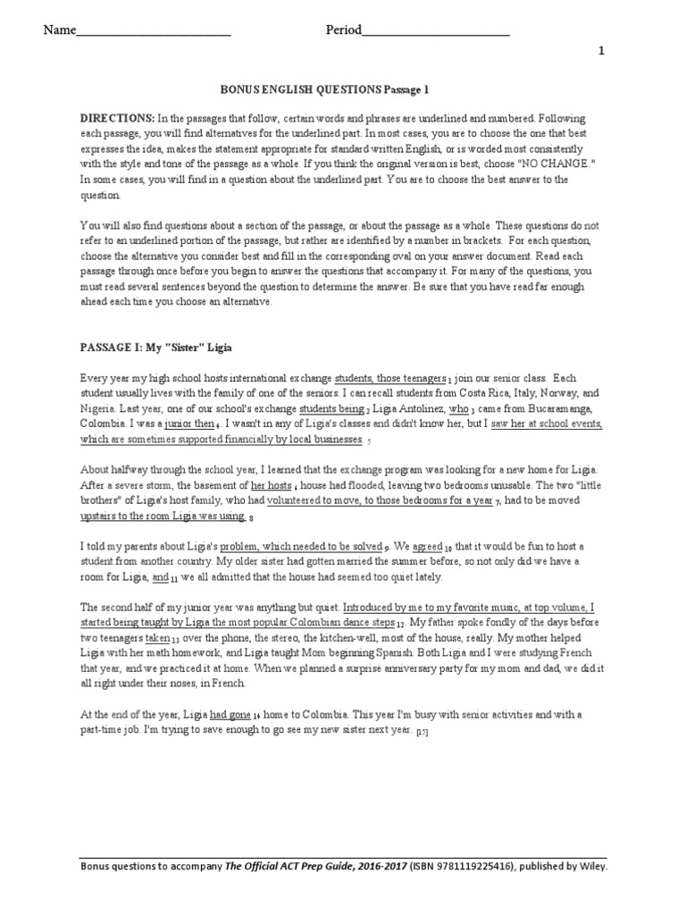 English Practice Questions 1 | PDF | Verb | Linguistic Morphology