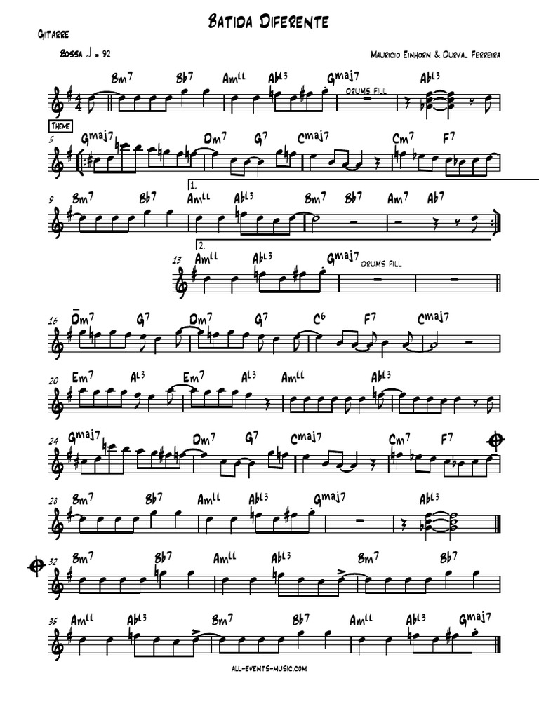 Batida Diferente PDF | PDF