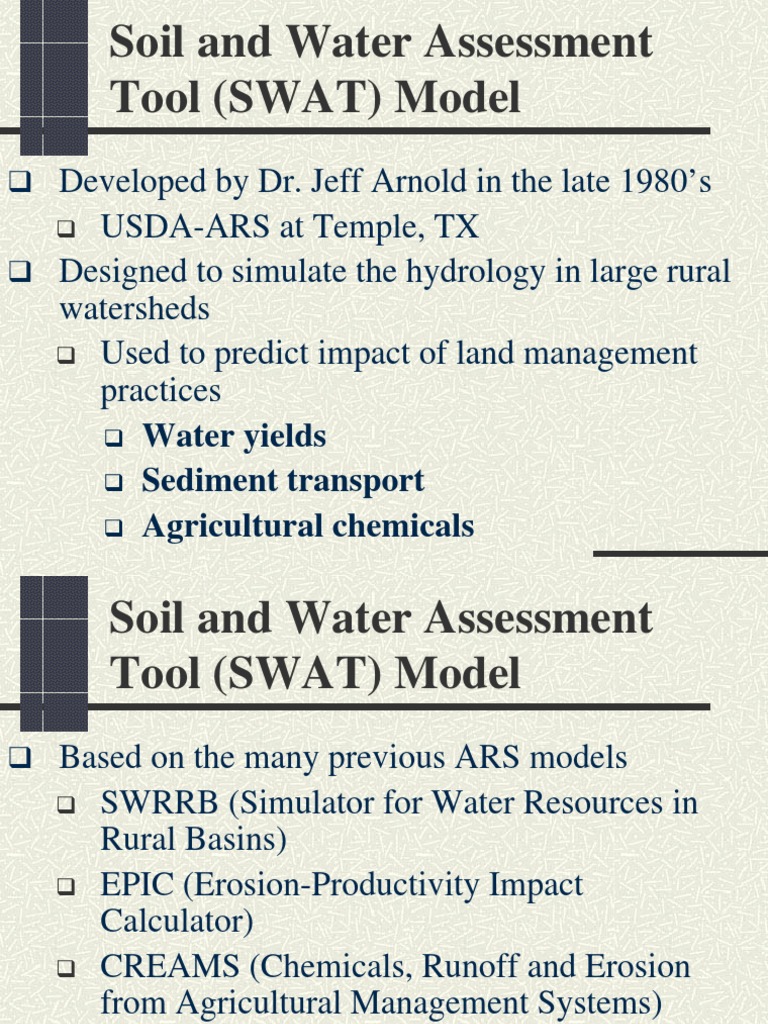 SWAT Model 12 | PDF | Drainage Basin | Surface Runoff