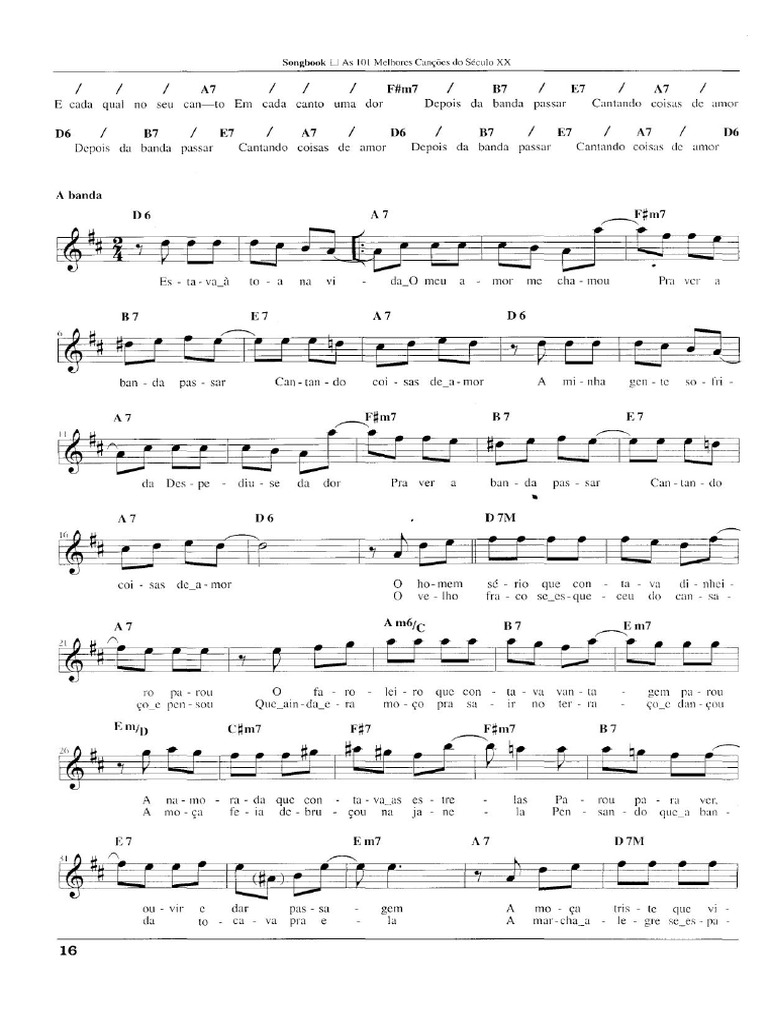 A Banda - Chico Buarque | PDF | Entretenimiento (general)