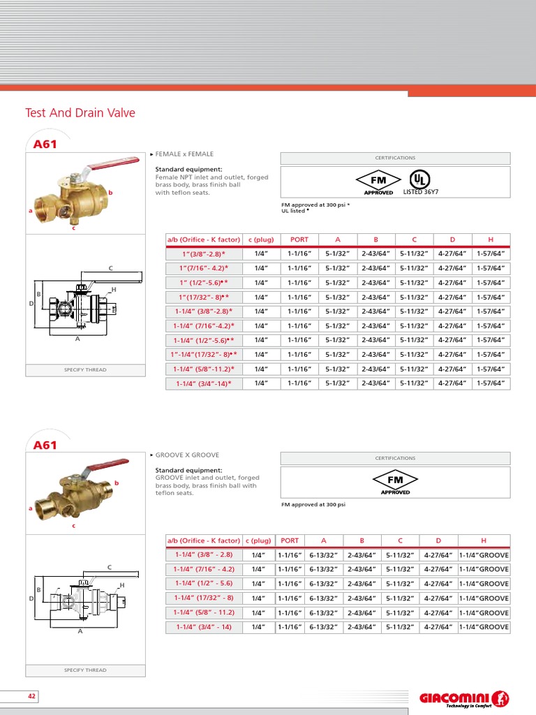 Test and Drain PDF | PDF | Fire Sprinkler System | Valve