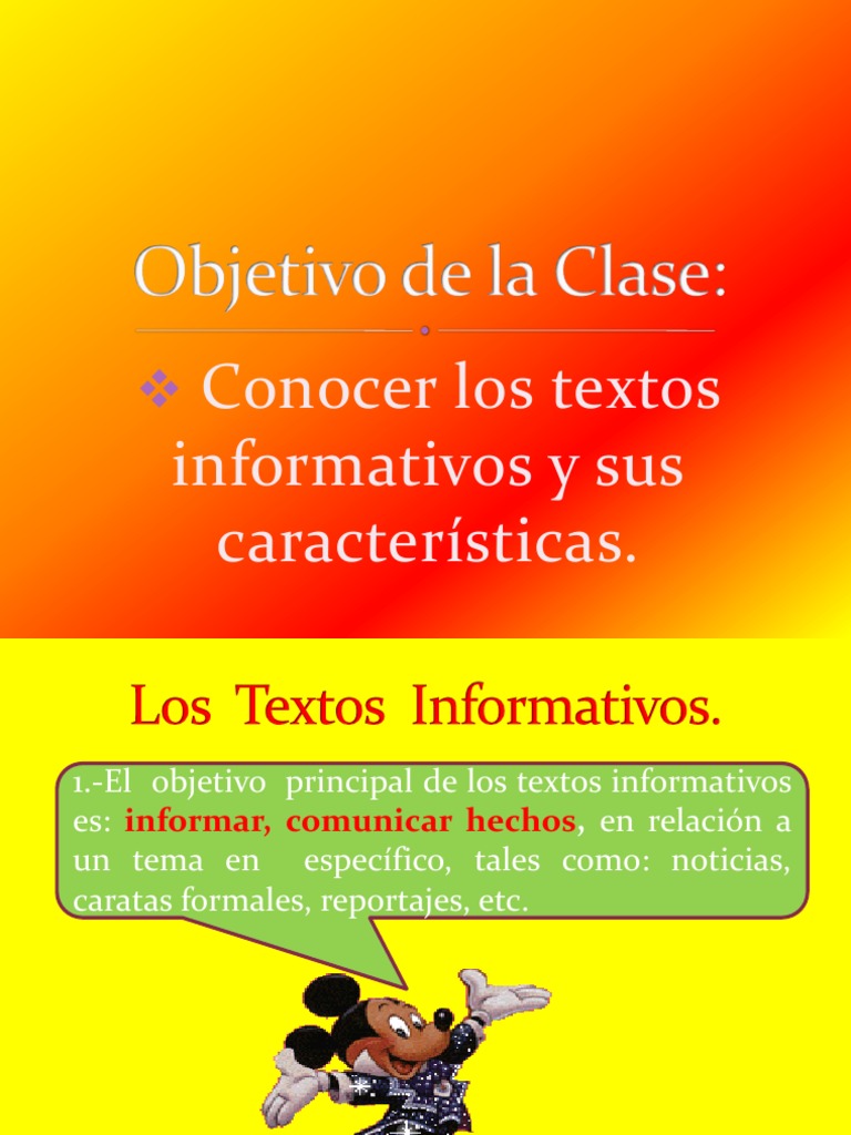 Estructura y Ejemplos de Textos Informativos | PDF | Información